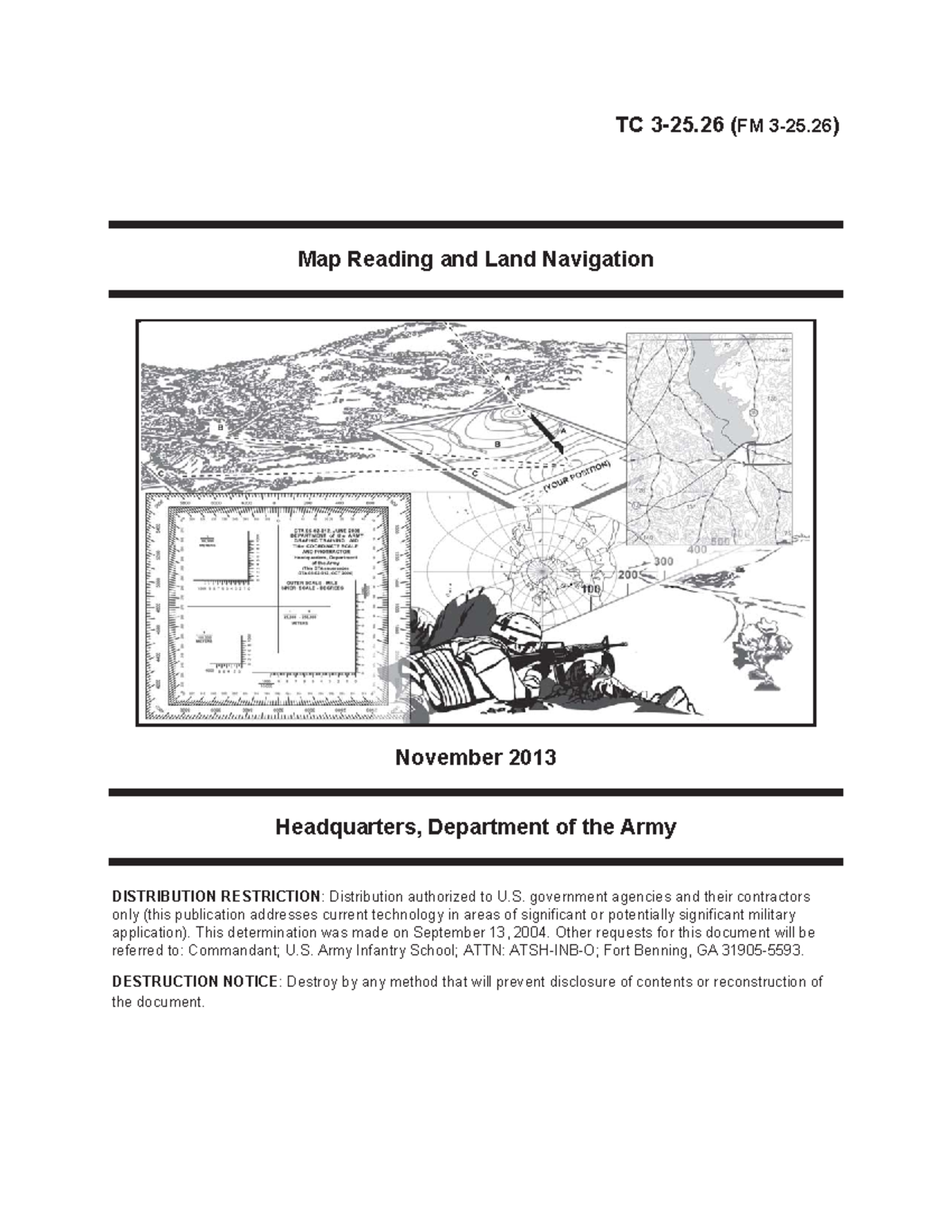 TC3-25x26-Part1 - aaa - TC 3-25 (FM 3-25) Map Reading and Land Navigation November 2013 - Studocu
