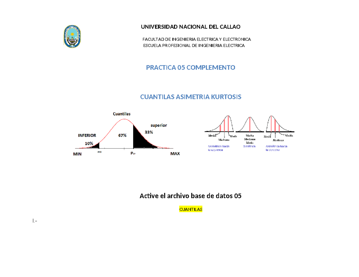 Practica 05 Complemento - UNIVERSIDAD NACIONAL DEL CALLAO FACULTAD DE INGENIERIA ELECTRICA Y ...