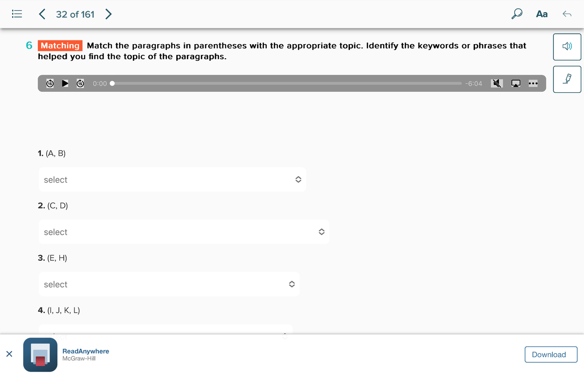 Reading 1 - Intercultural Communication - Hint Box MatchingMatching ...