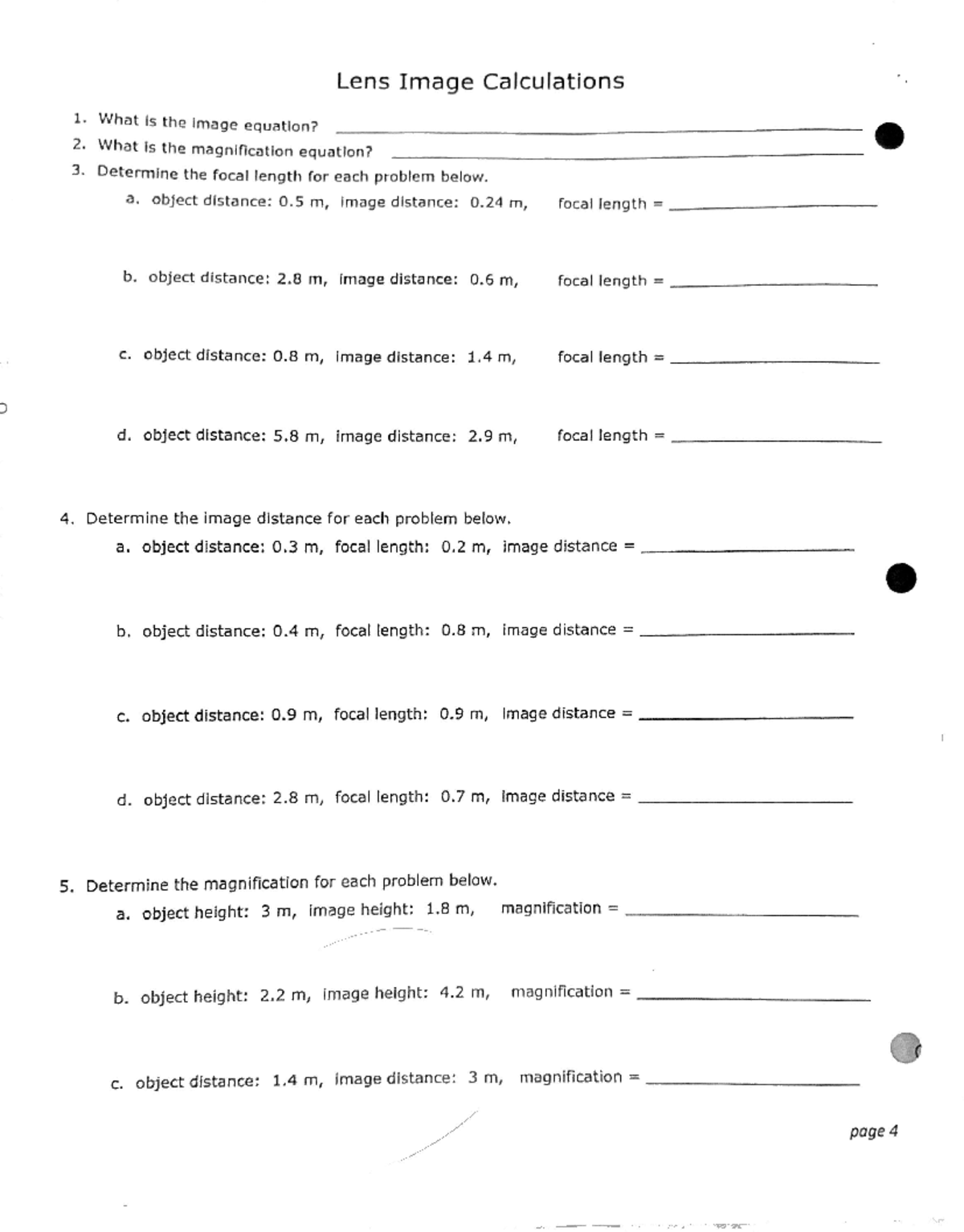 Nyla Coulibaly - Thin Lens - MATH 310 - Studocu