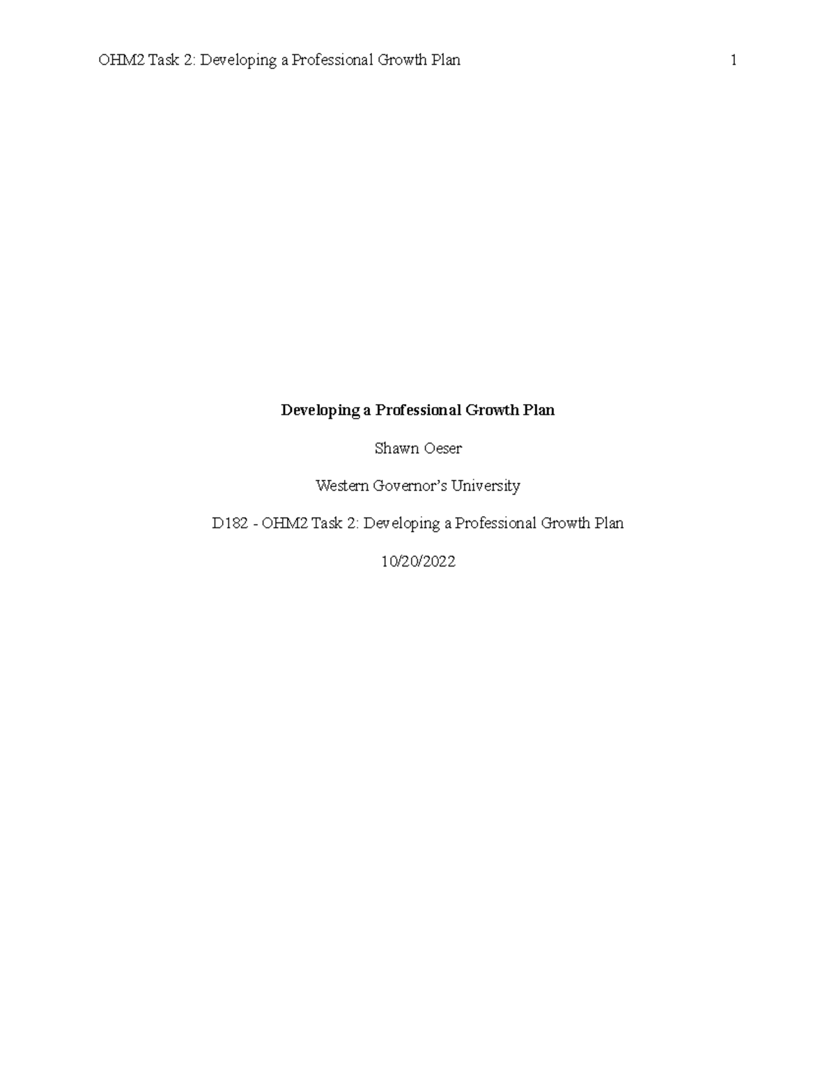 Developing a Professional Growth Plan for Teacher's Writing Strategies ...