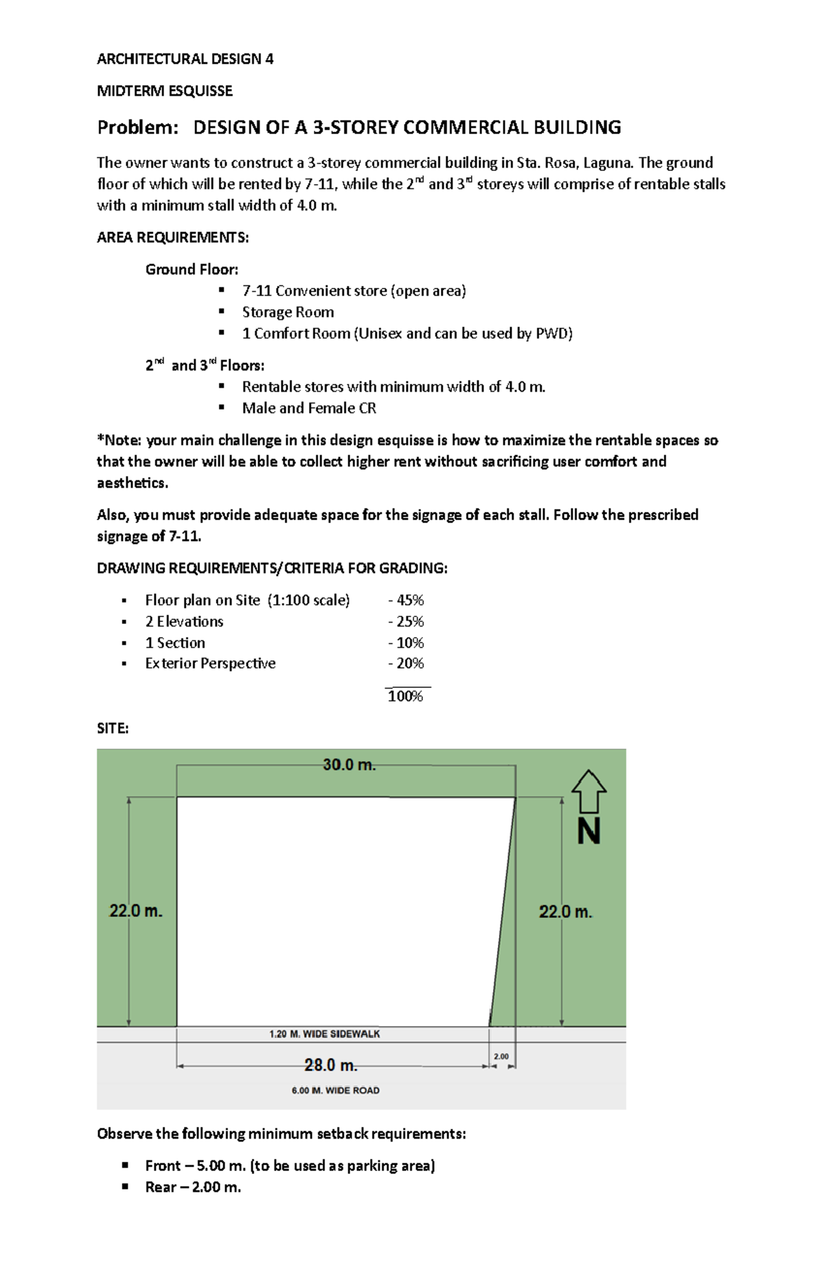 Design 4 Finals Esquisse 1 2 - ARCHITECTURAL DESIGN 4 MIDTERM ESQUISSE ...