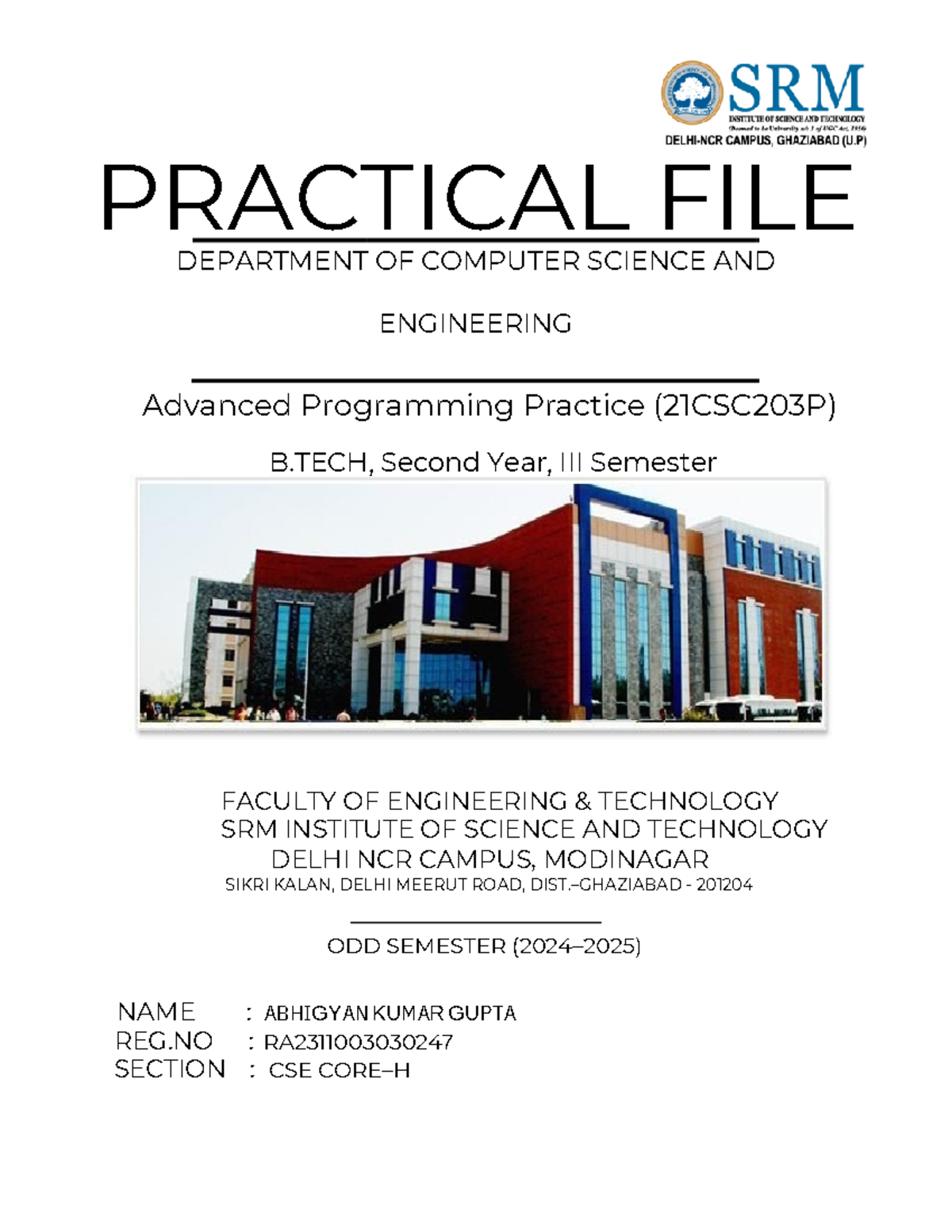 Abhigyan APP LAB Practical - PRACTICAL FILE DEPARTMENT OF COMPUTER ...