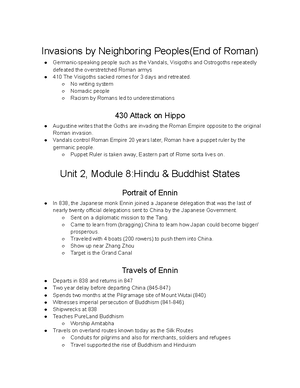 History - Lectures Notes from Nicolas Zellar's Class regarding Early ...