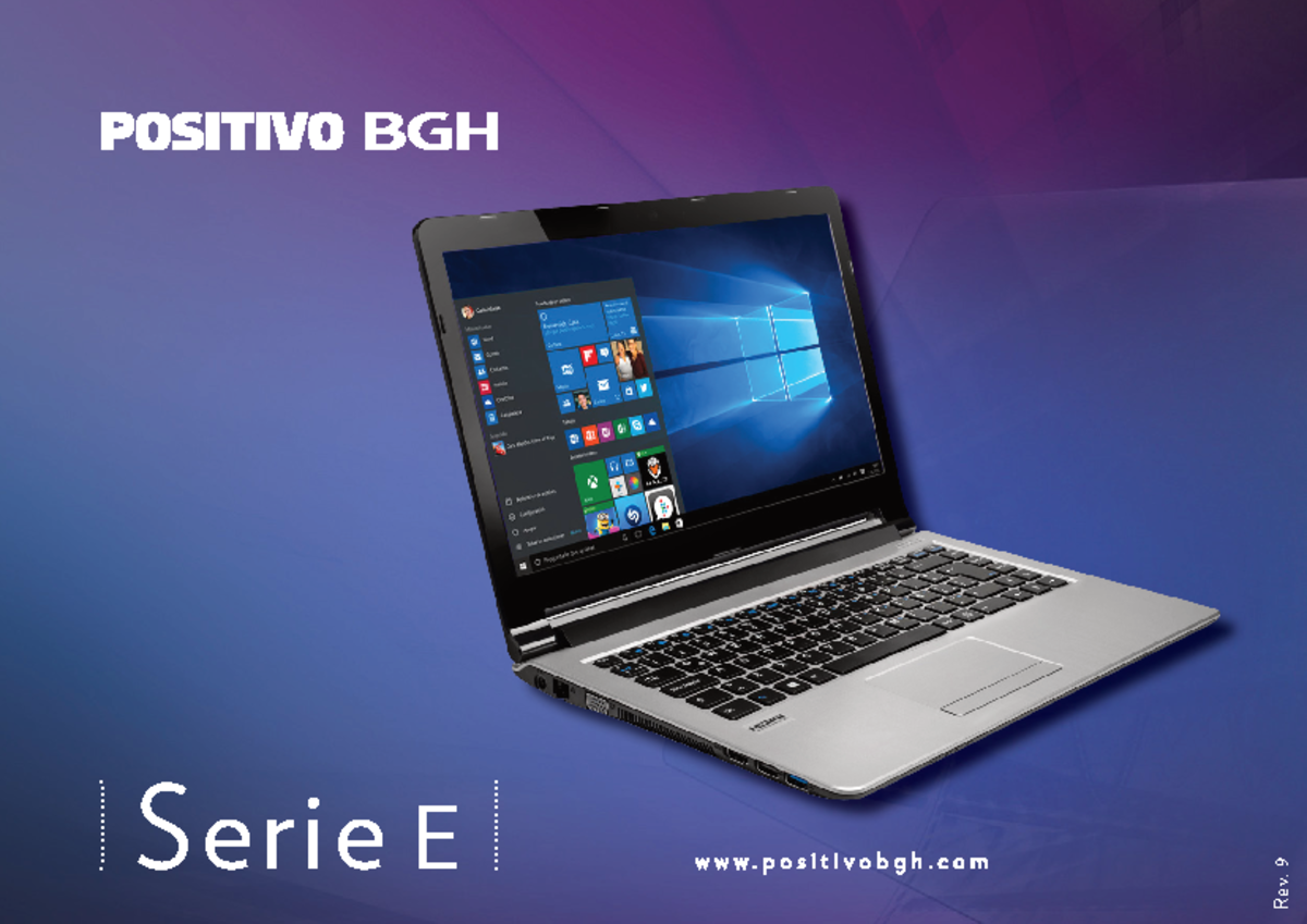 Positivo BGH E900 - 1 Serie E ####### Rev. 9 INDICE 1 - ACERCA DE ESTA ...