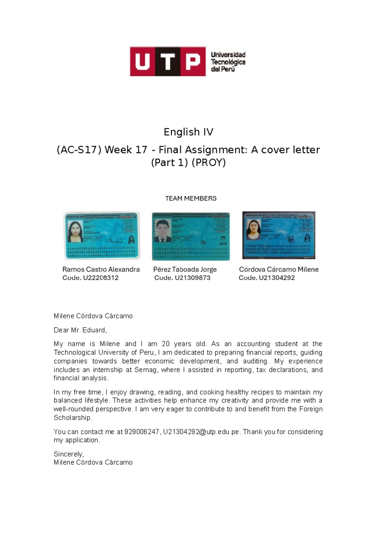 WEEK17 - ................. - English IV (AC-S17) Week 17 - Final ...