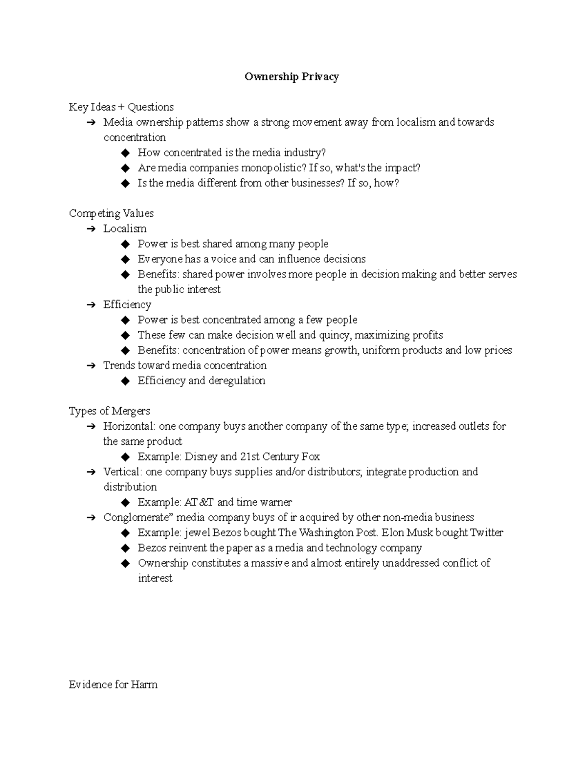 Ownership privacy - Ownership Privacy Key Ideas + Questions Media ...
