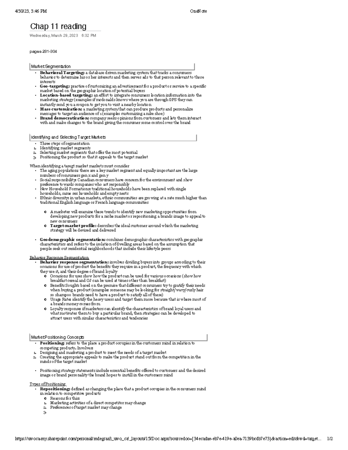 MOS 1021 - chapter 11 - Introduction to Consumer Behaviour and Human ...