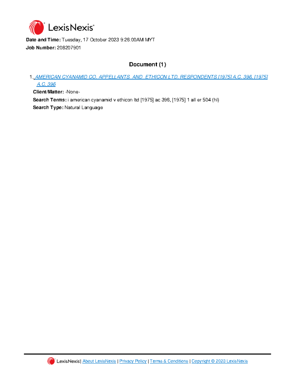 American Cyanamid CO. Appellants AND Ethicon LTD. RES - | About ...