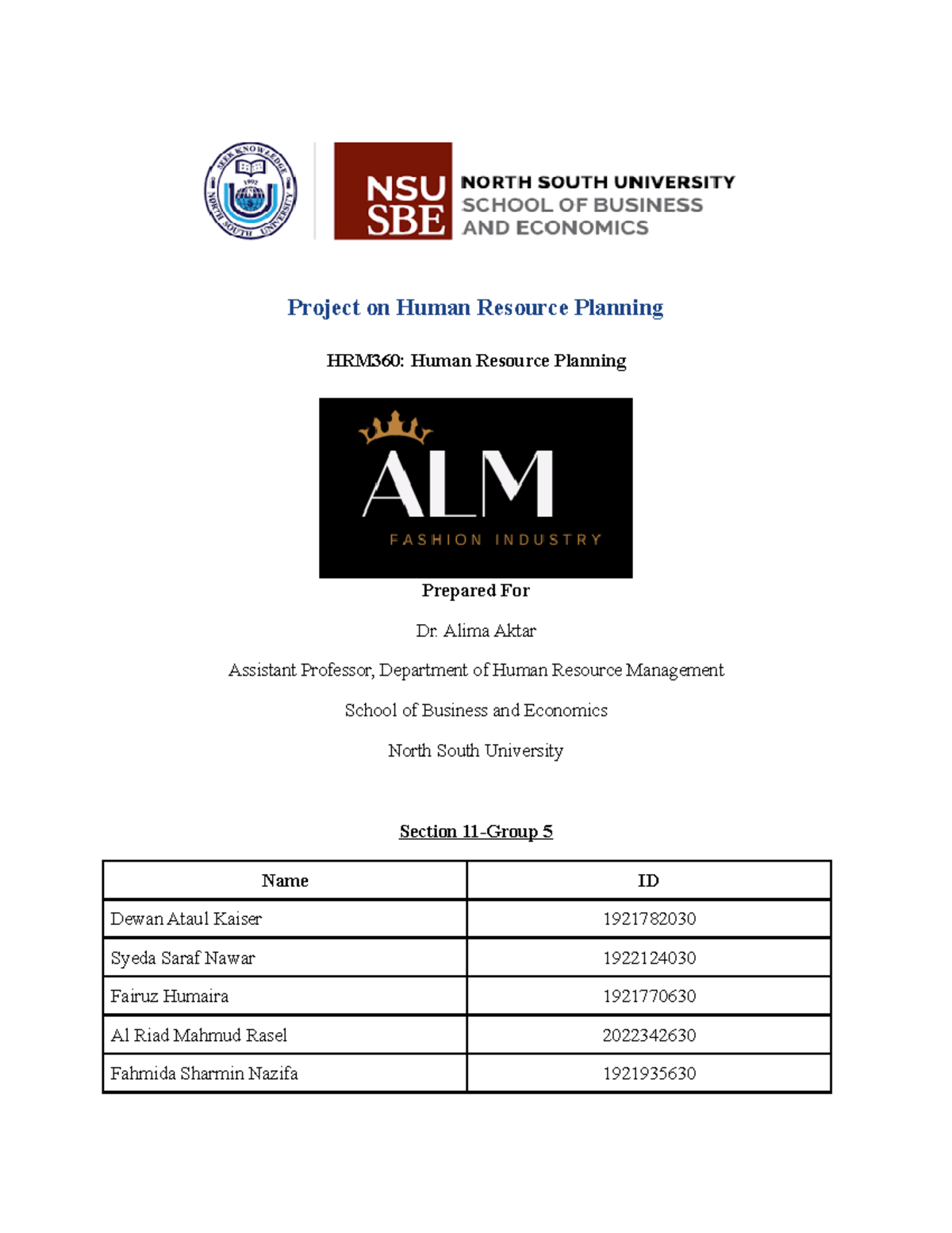 Project on Human Resource Planning - Project on Human Resource Planning ...