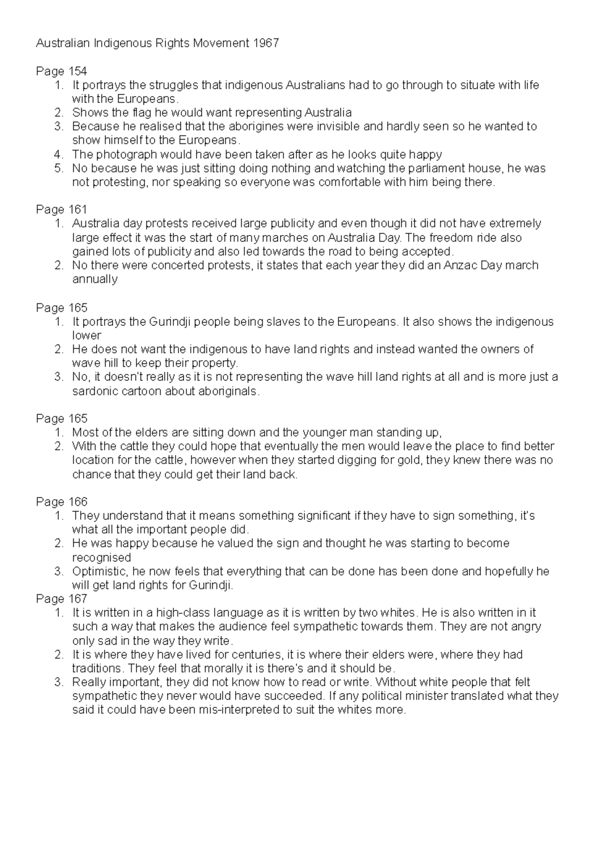 Australian Indigenous Rights Movement 1967 - It portrays the struggles ...