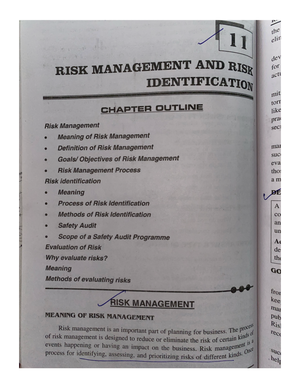 Evolution of risk - Insurance notes - insurance and risk management ...