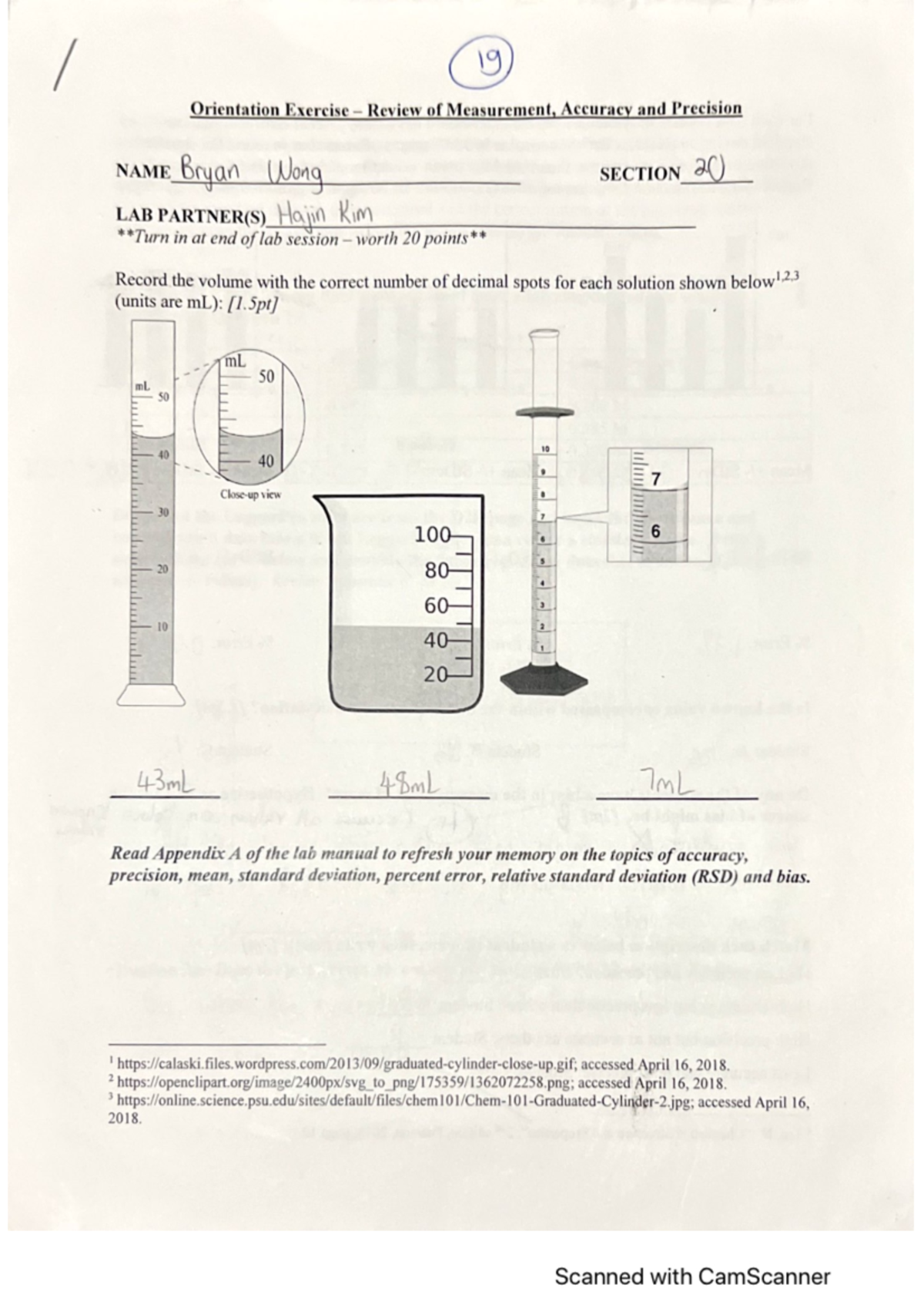 Orientation Experiment - CHEM 114 - Studocu