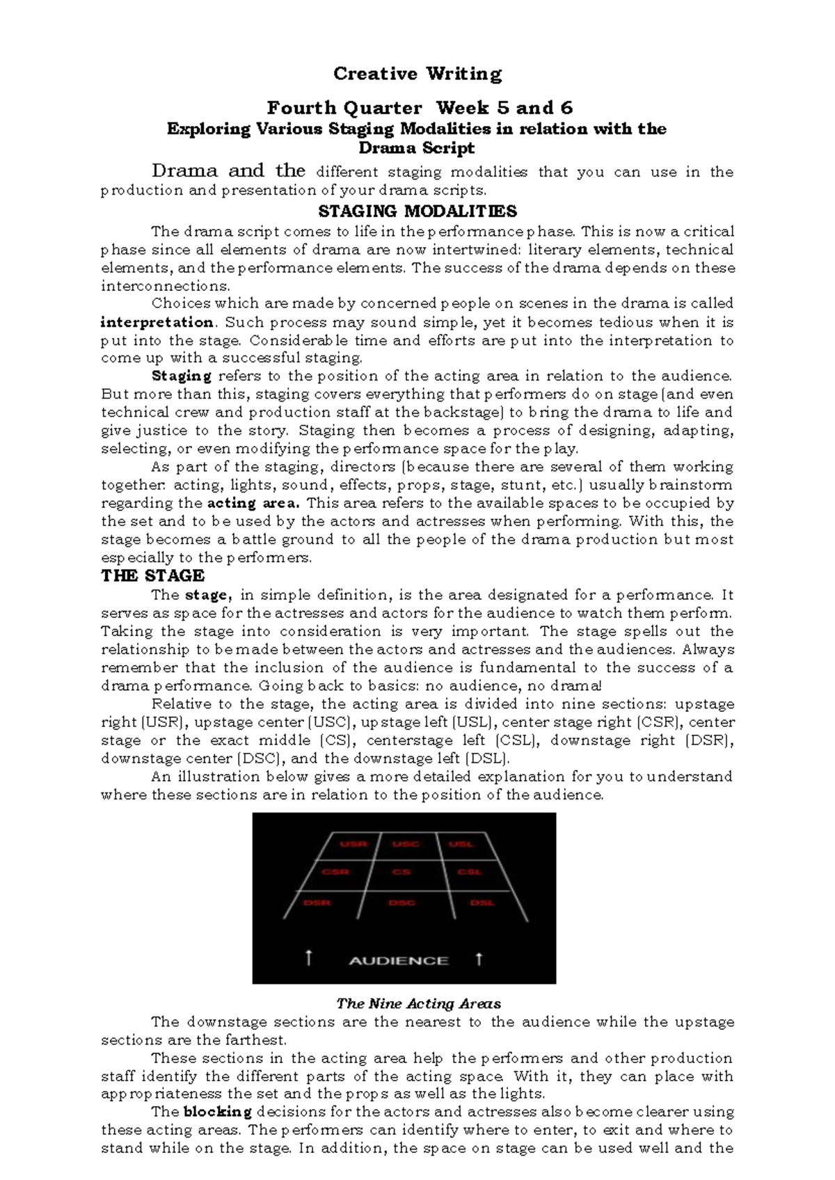 Q4-week-5-6-1 - Creative Writing Fourth Quarter Week 5 and 6 Exploring ...