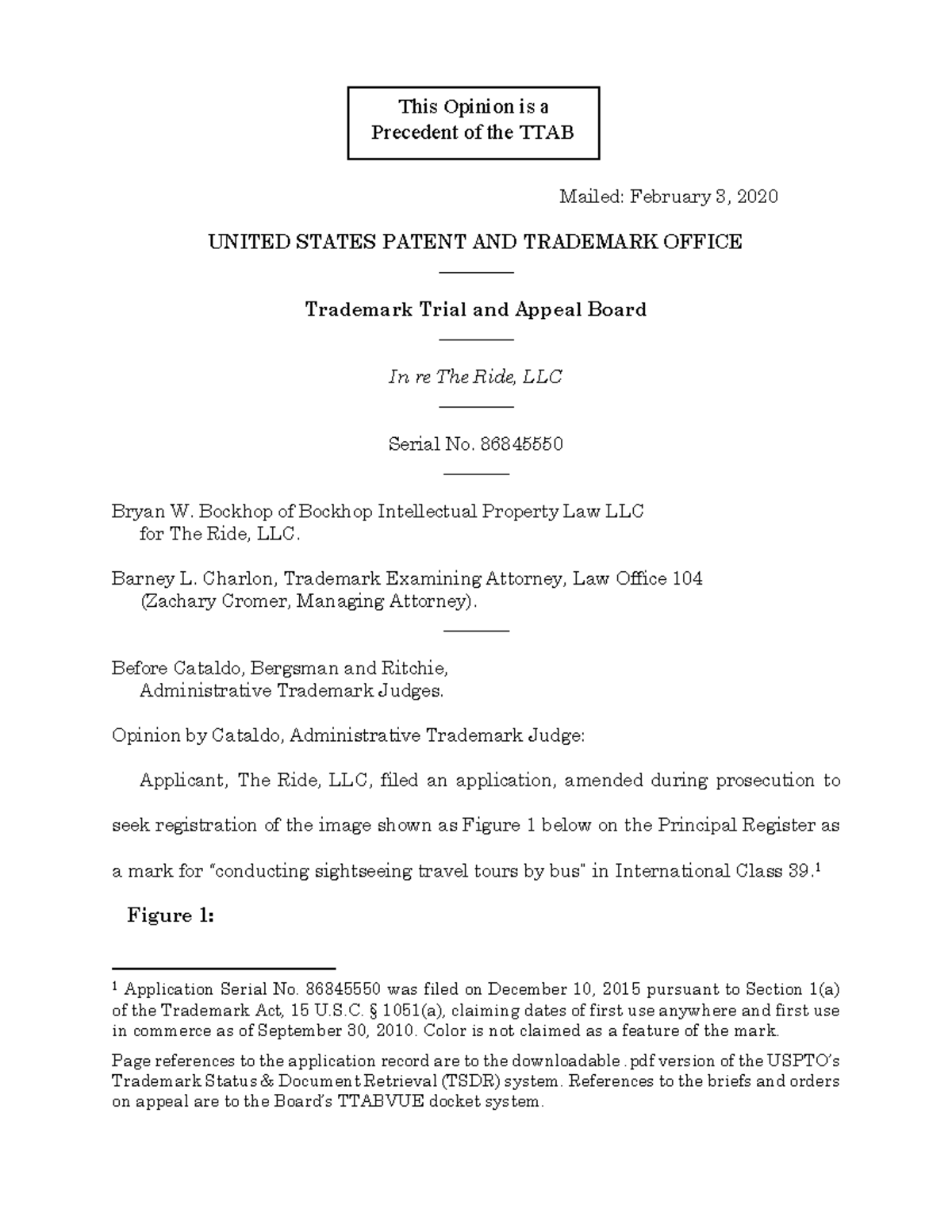case study on non-traditional trademark - Mailed: February 3, 2020 ...