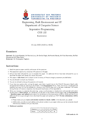 Recursuion cheatsheet - COS132 - UP - Studocu