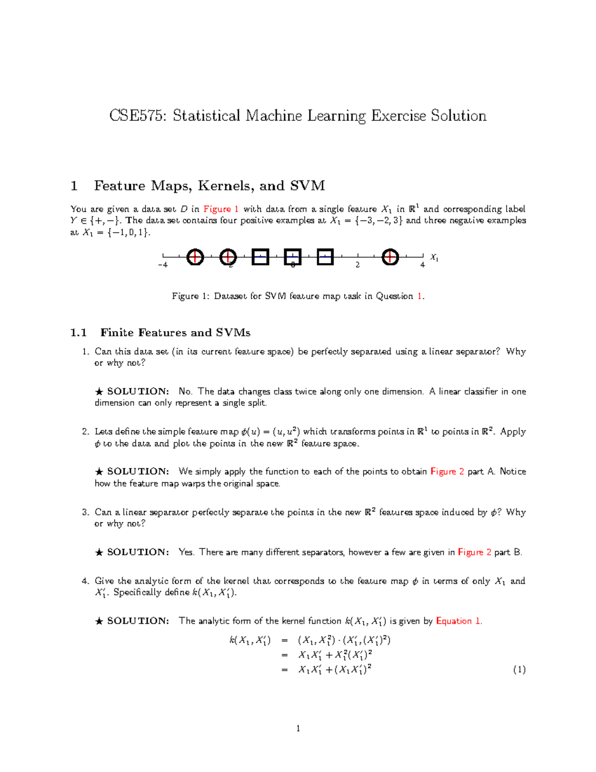 Assignment solutionFeature Maps, Kernels, and SVM - CSE575: Statistical Machine Learning ...