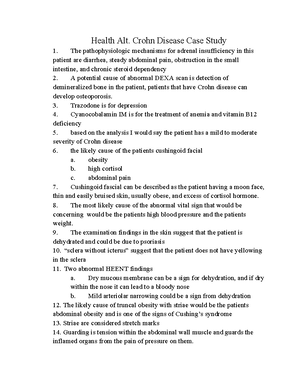 Health alt. Health History and Physical Assessment - Health History and ...