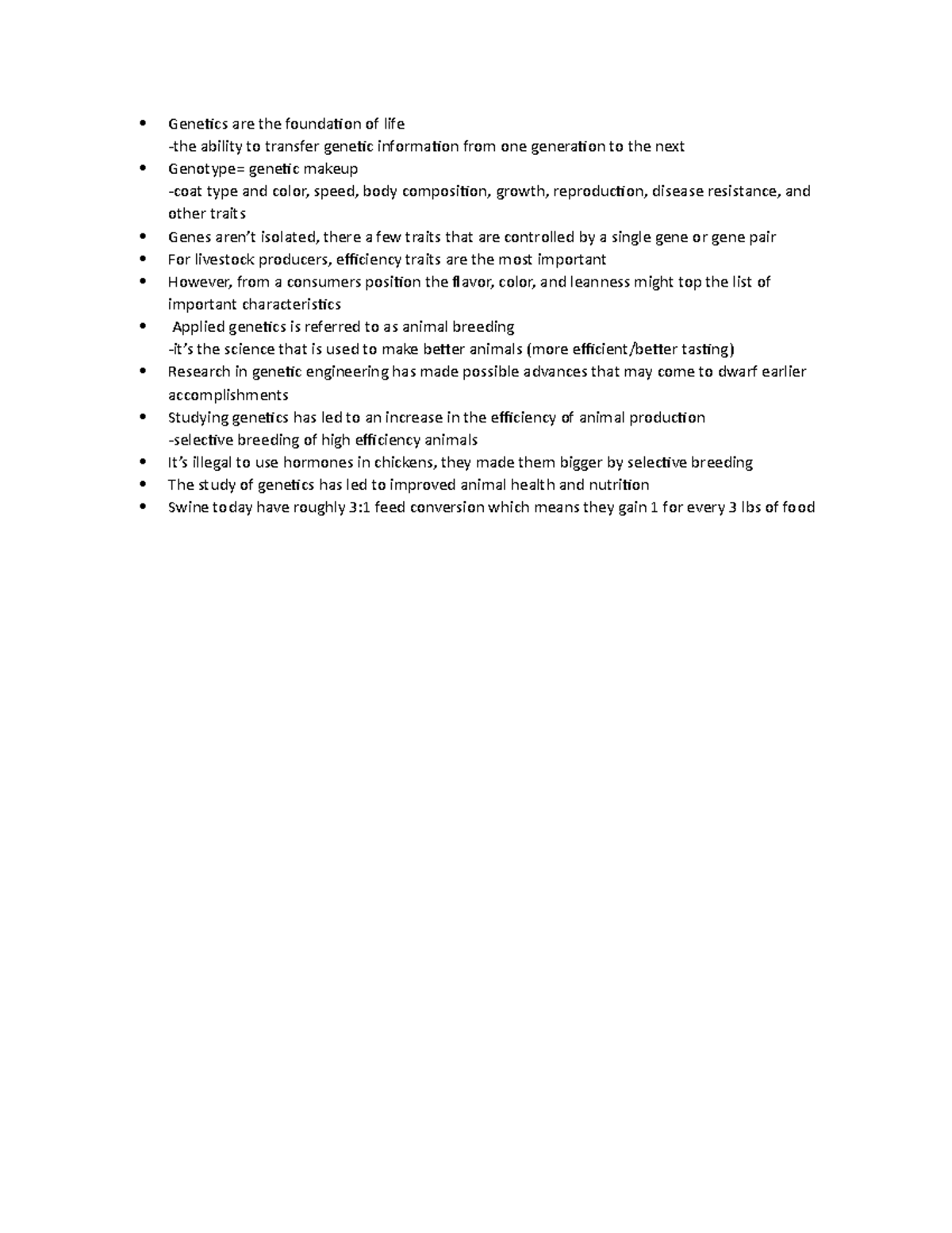 Geneticsn 10-8-21 - Dr Dove - Genetics are the foundation of life -the ...