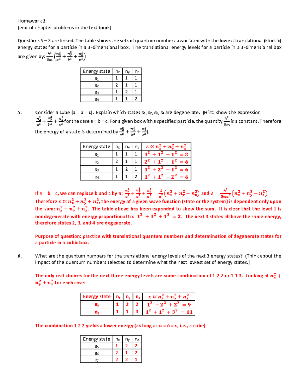 Homework 2 Solutions - Homework 2 (end-of-chapter problems in the text ...