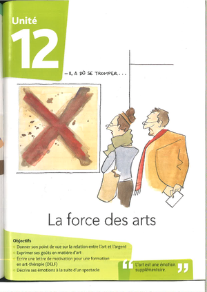 Unité 10 - Book + exercises - French Language 4 - Studocu