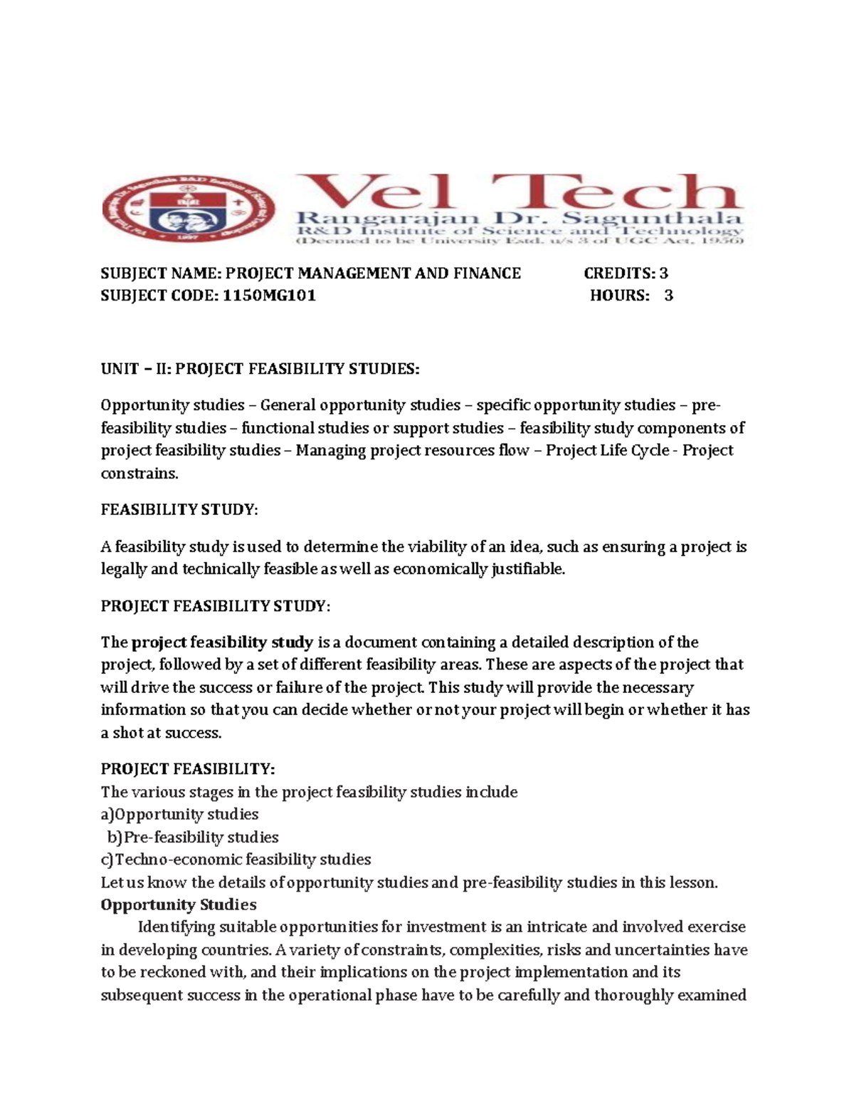 Unit - 2 - Basics OF Project Management - SUBJECT NAME: PROJECT ...