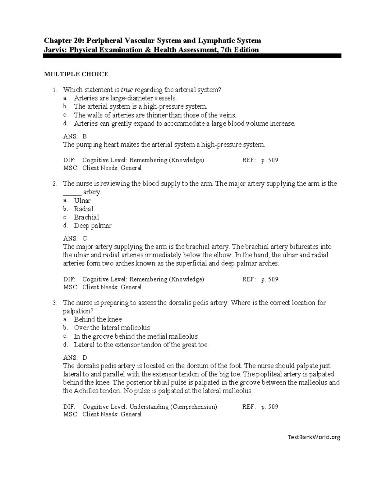 PA Chapter 20 Study Questions - Studocu