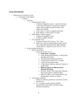 Evidence Outline - Evidence: Class 1: Types of Courtroom Evidence ...