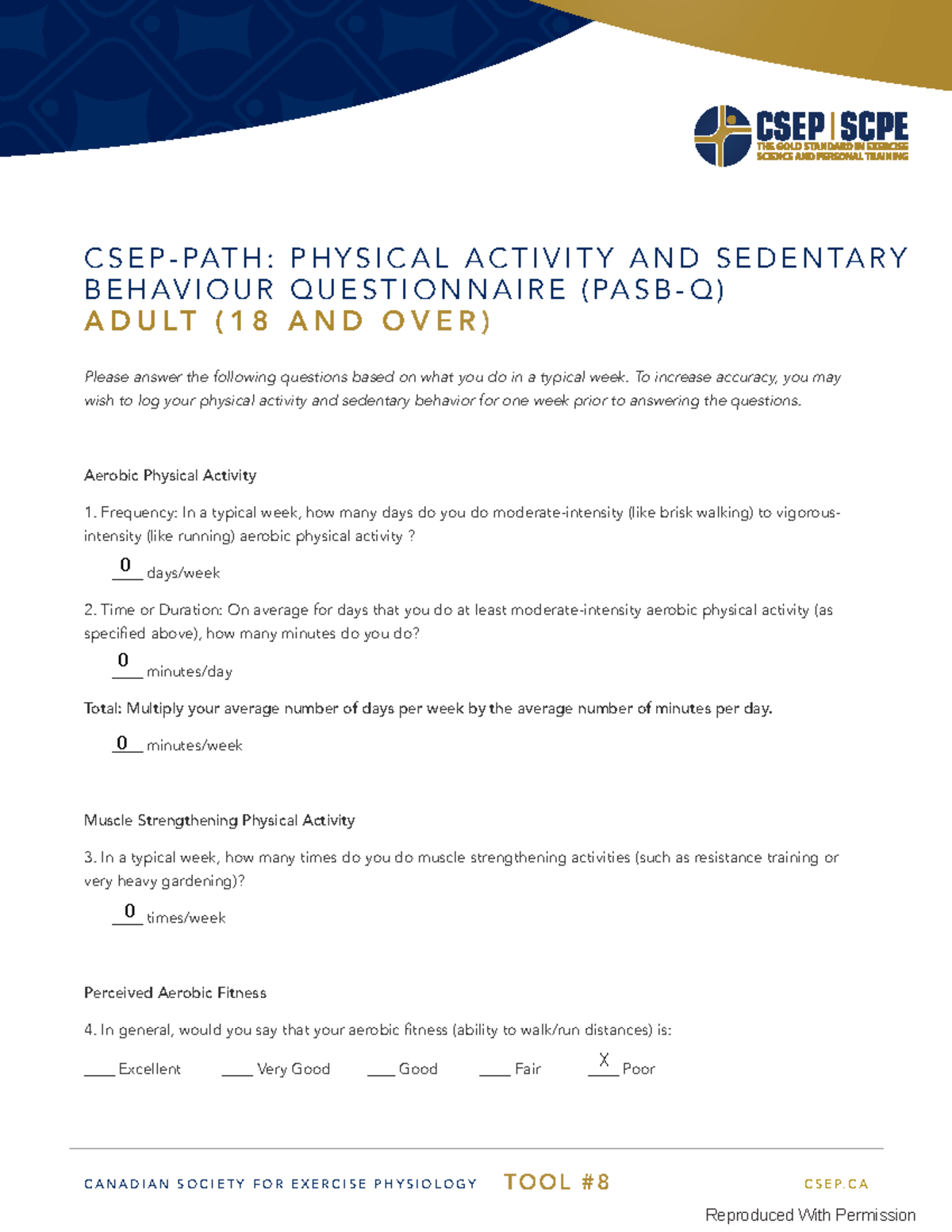 Profile B Pasbq - Assignment 2B - C A N A D I A N S O C I E T Y F O R E ...