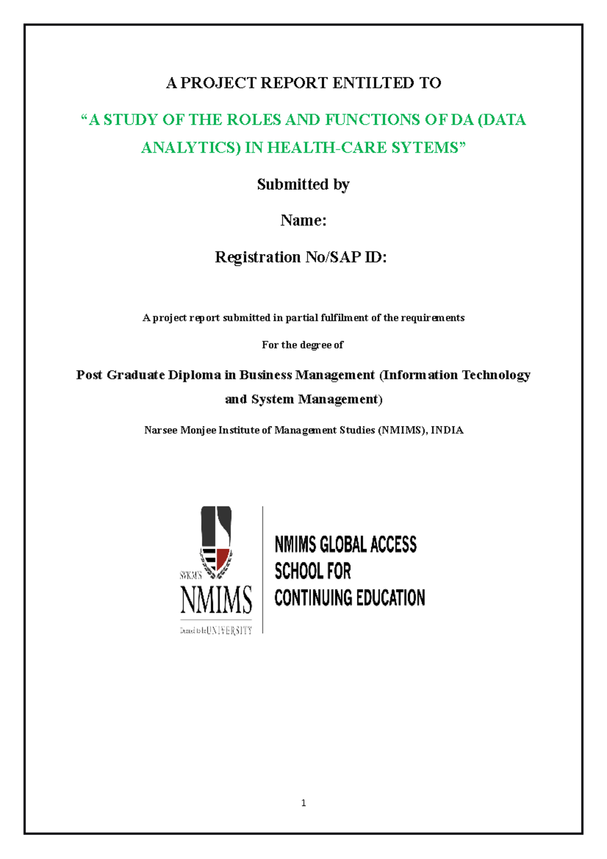 A Study OF THE Function AND Roles OF DA DATA Analytics IN Health CARE a-study-of-the-function-and-roles-of-da-data-analytics-in-health-care