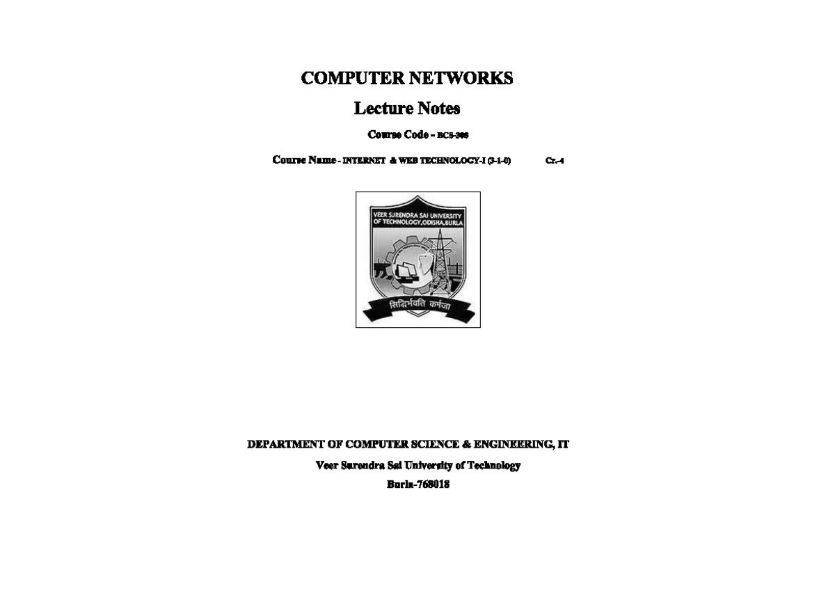 All - computer networks - web and internet technologies - Studocu