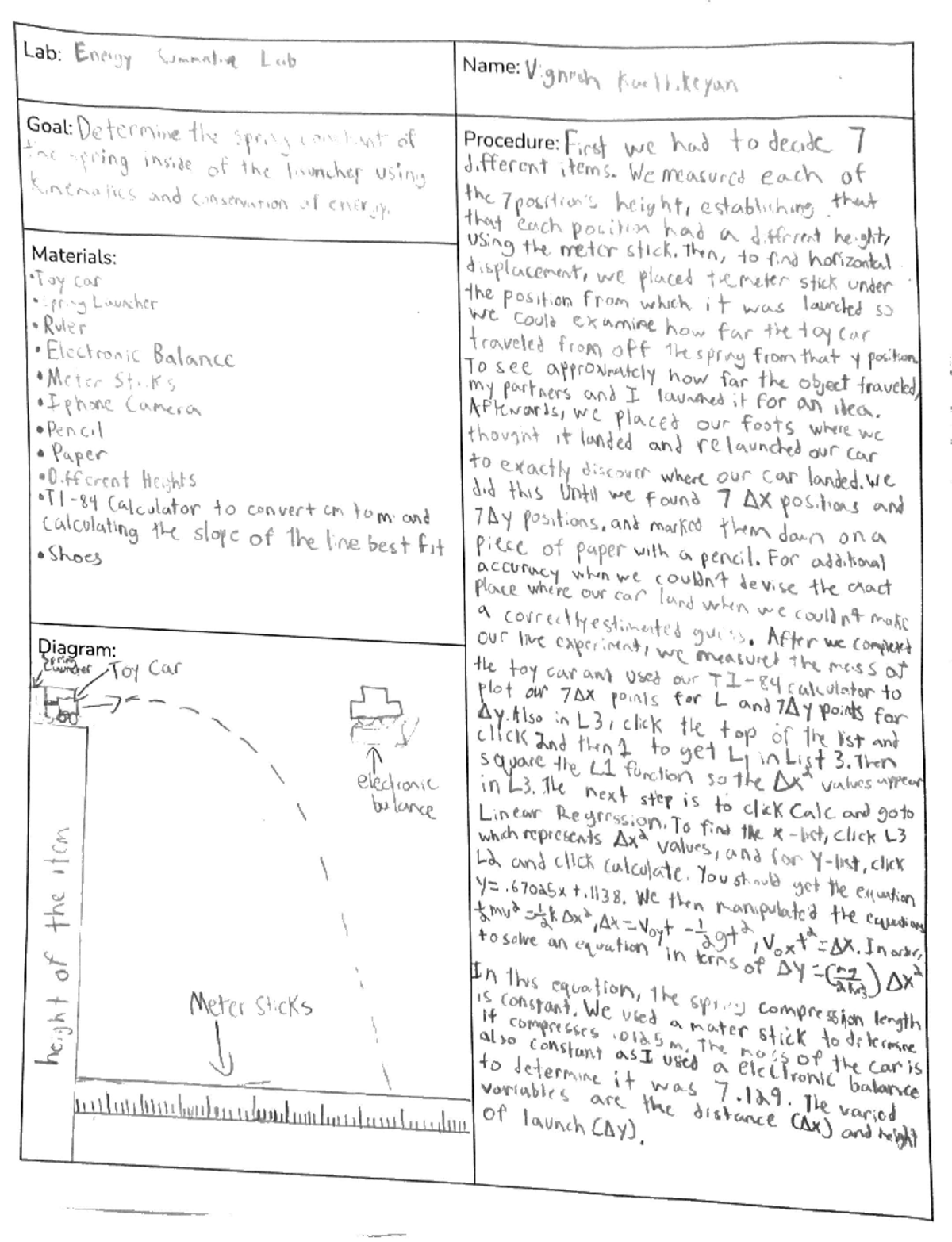 4 Karthikeyan, Vignesh - Energy Summative Lab - Studocu