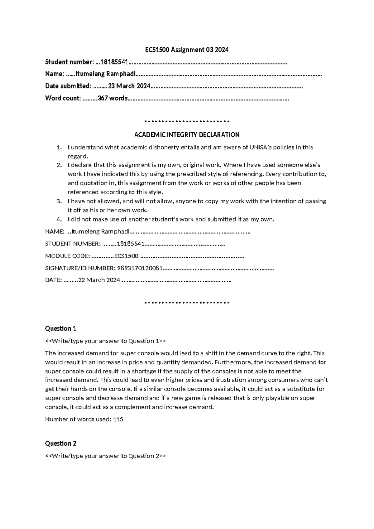 Submission format ECS1500 Assignment 03 2024 888d4ec84d950a490b9d8fe6e92db - ECS1500 Assignment ...