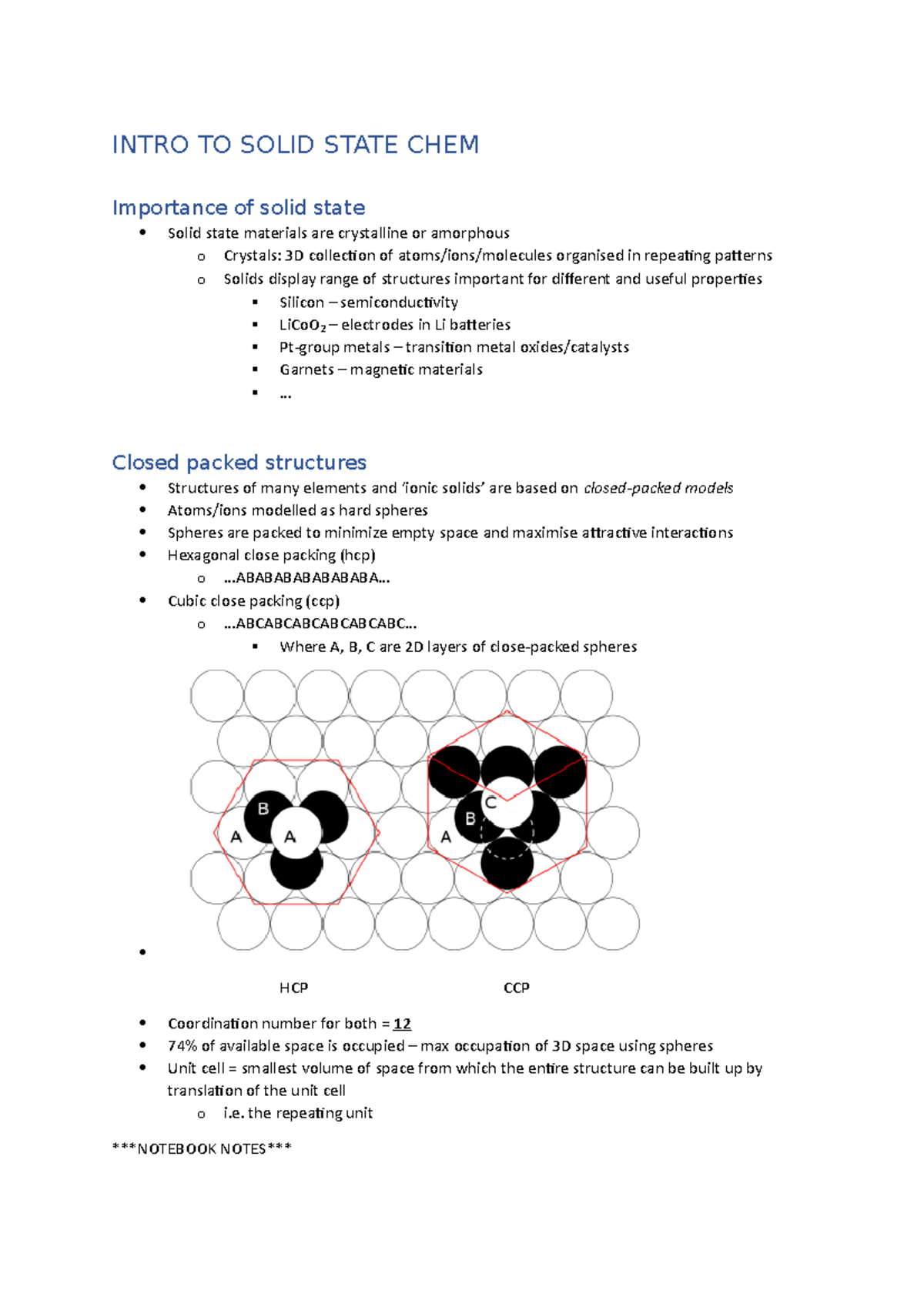 19. LECT19 - Intro TO Solid State CHEM - INTRO TO SOLID STATE CHEM ...