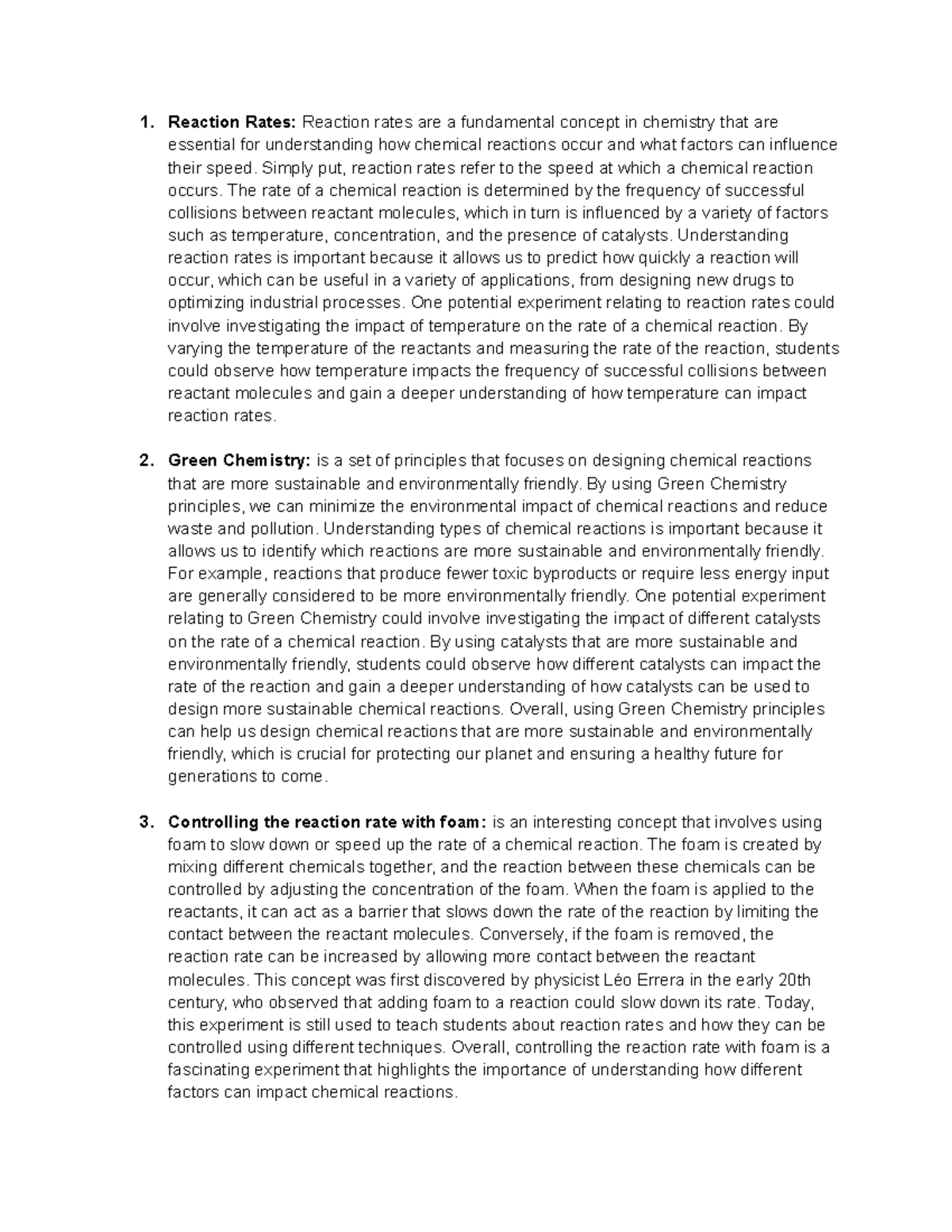 4 Different Physical Science Experiments with Explanations - Reaction ...