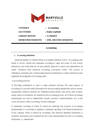 Consistency and Comparability in International Financial Reporting ...