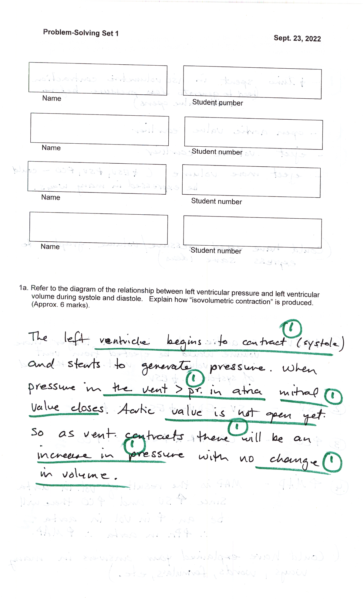 Problem solving set 1 marking scheme - HK 2810 - Studocu
