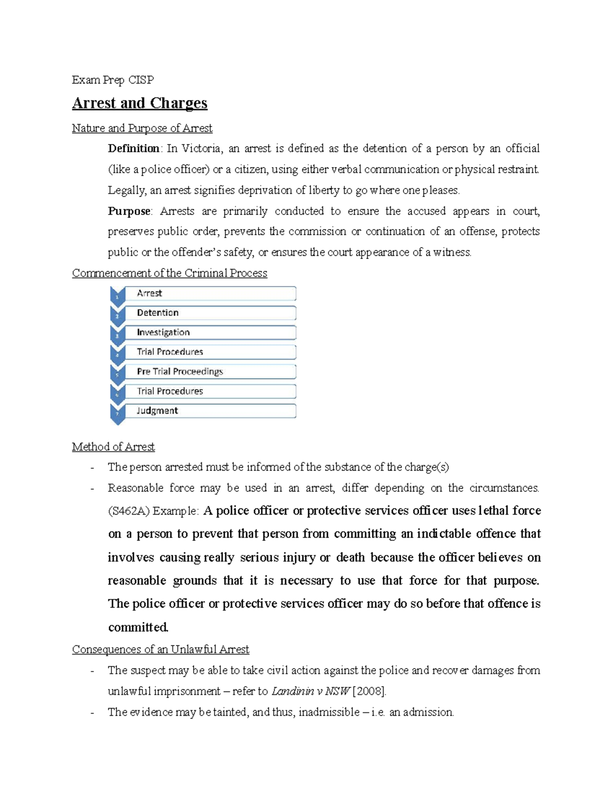 CISP Exam Prep - CISP Lecture Notes and Exam Prep - Exam Prep CISP ...