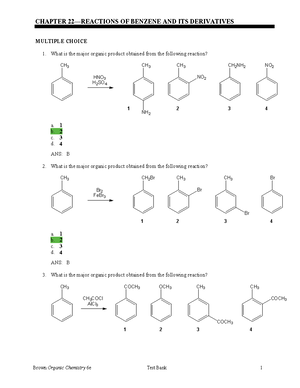 Organic II Exam 1 with Answers - 7 LAGOA 0 Znlia) Ni We Lou e Hl Kor ...