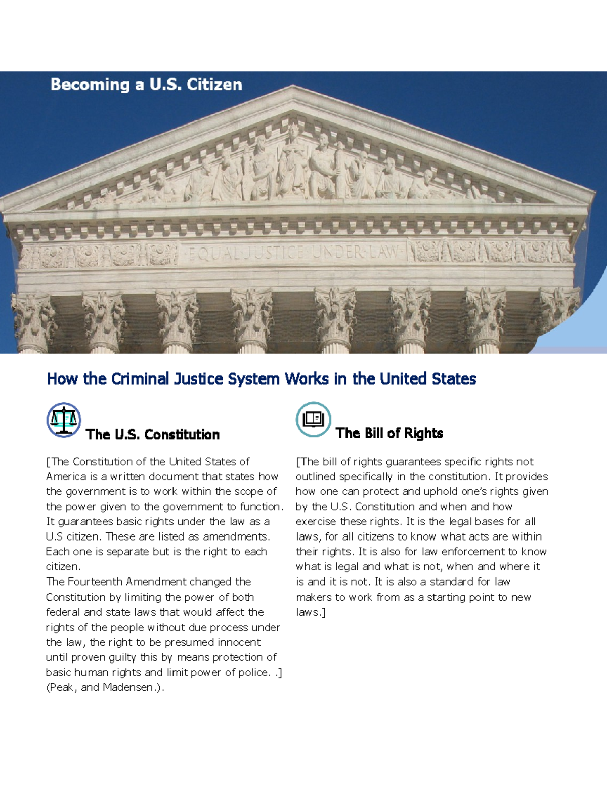 CJ 112 Module 5-2 Project 1 final - How the Criminal Justice System ...