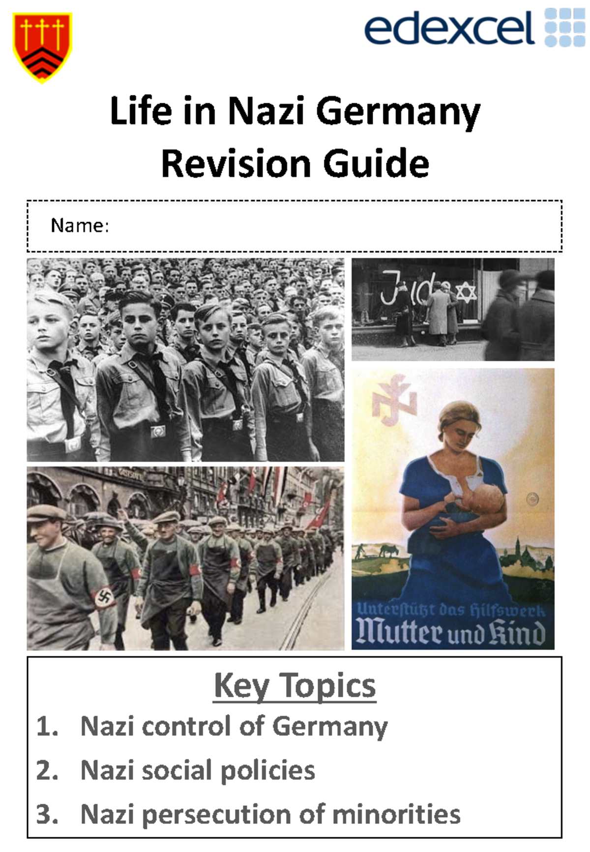 Life-in-Nazi-Germany-Revision-Guide - Life in Nazi Germany Revision ...