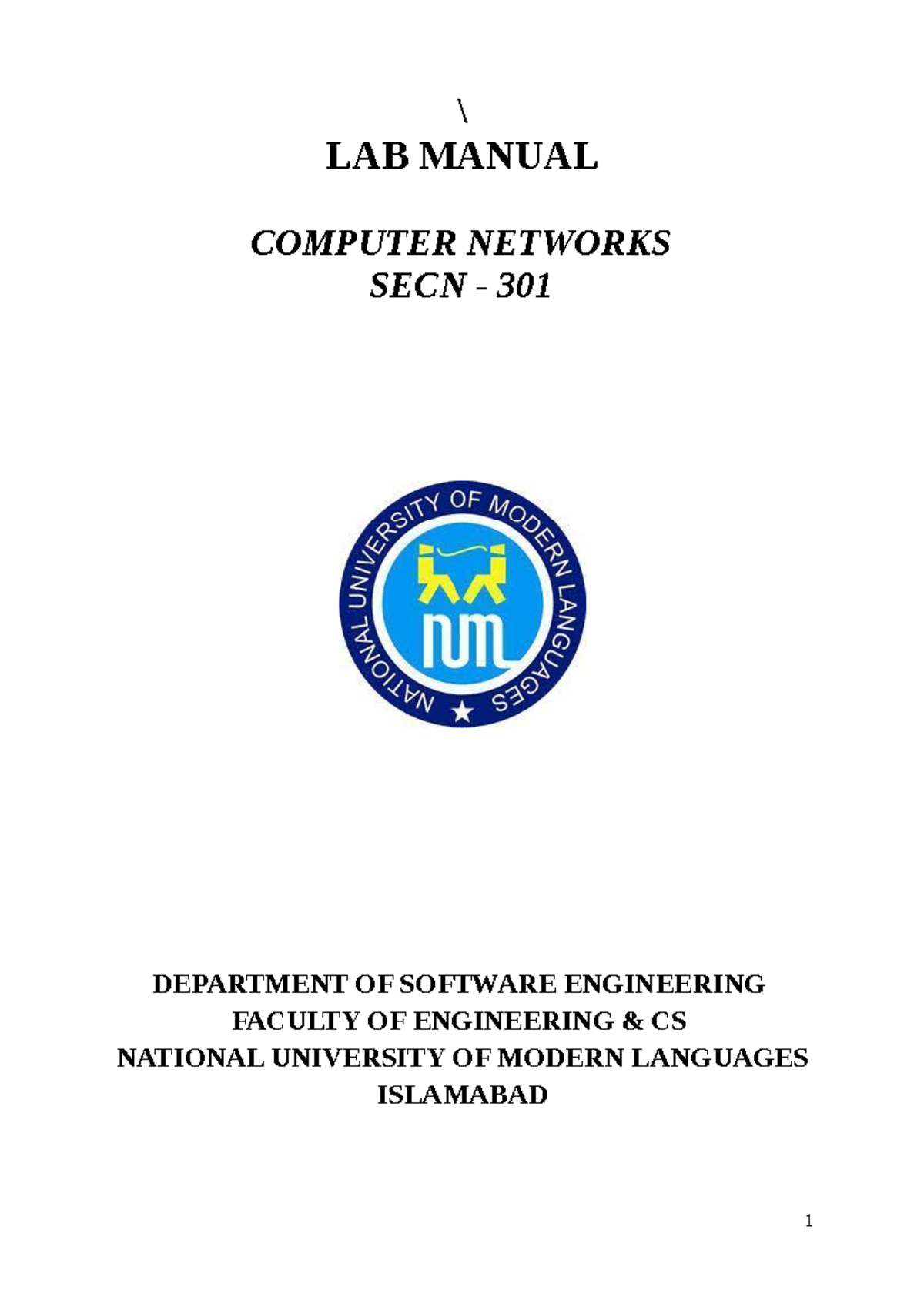 CN lab manual st. copy - it is very helpful for me to learn about that - \ LAB MANUAL COMPUTER ...