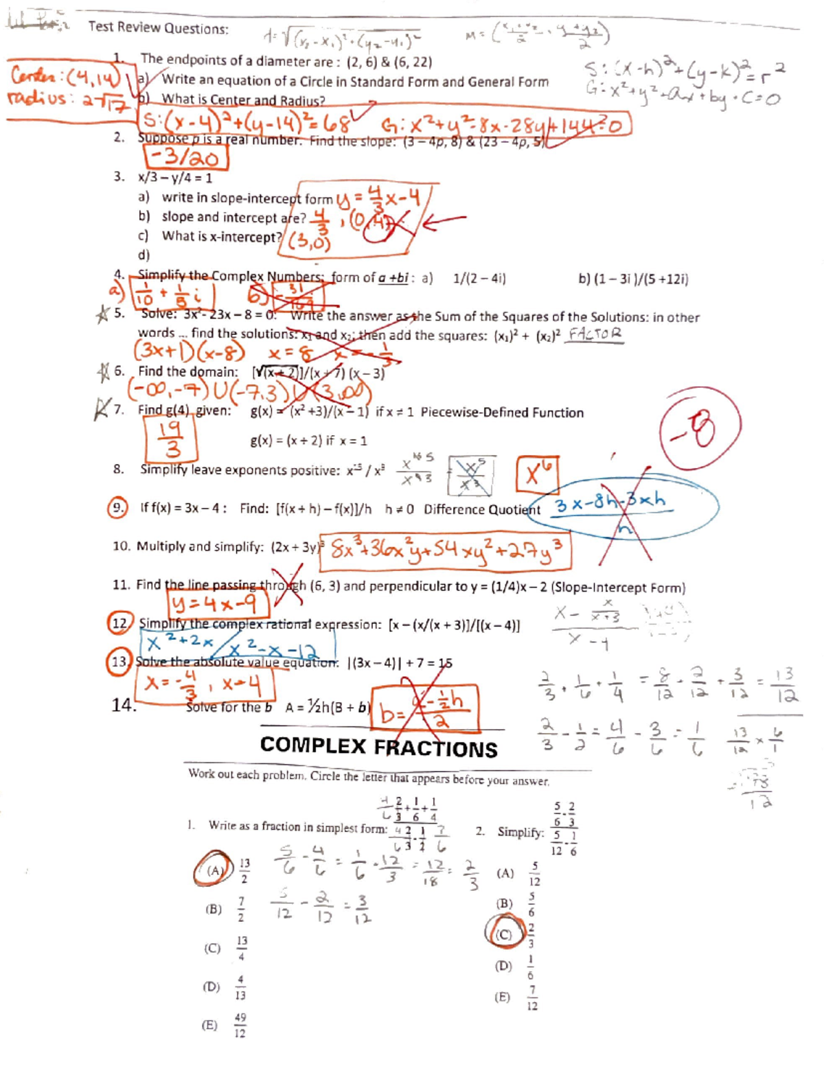 Text 1 review - MATH 1310 - Studocu