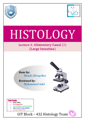 Lec 2- Small Intestine - Simple to understand notes - HISTOLOGY GIT ...