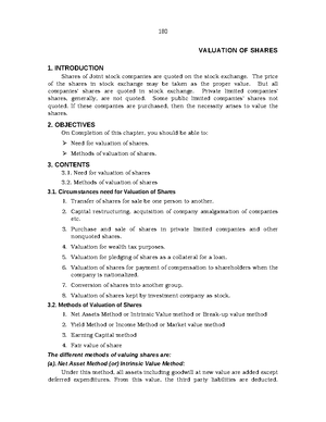 Liquidation – II Statement OF Affairs AND Deficiency Account ...