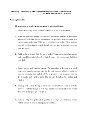 FS-1-Learning-Episode-3-Activity-3 - Learning Episode 3 Activity 3. Observing differences among ...