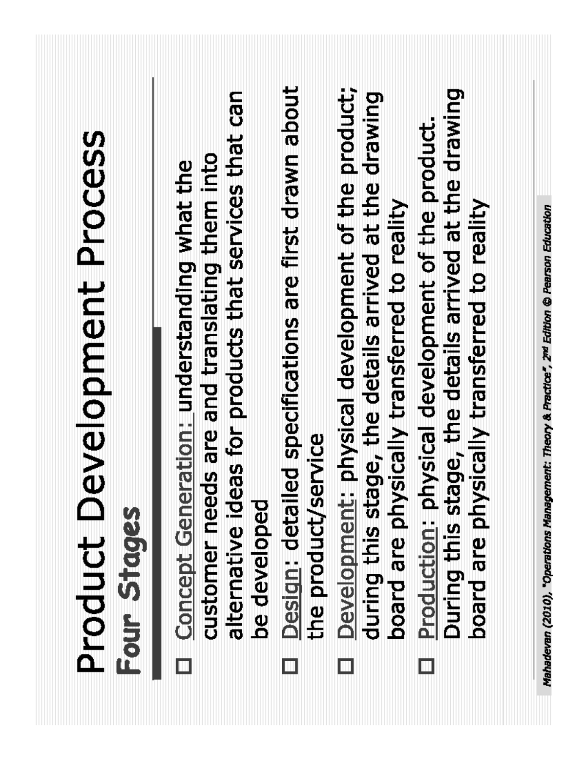 OM-Product Development Notes - Operations Research - Studocu