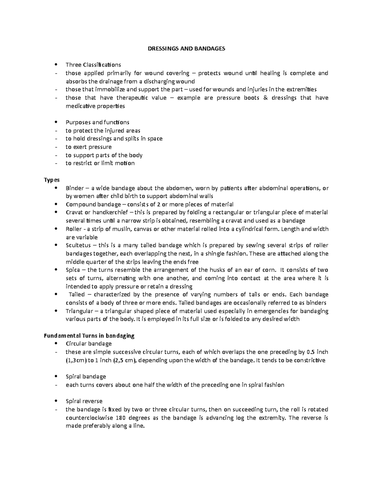 Muslin Binder Bandage