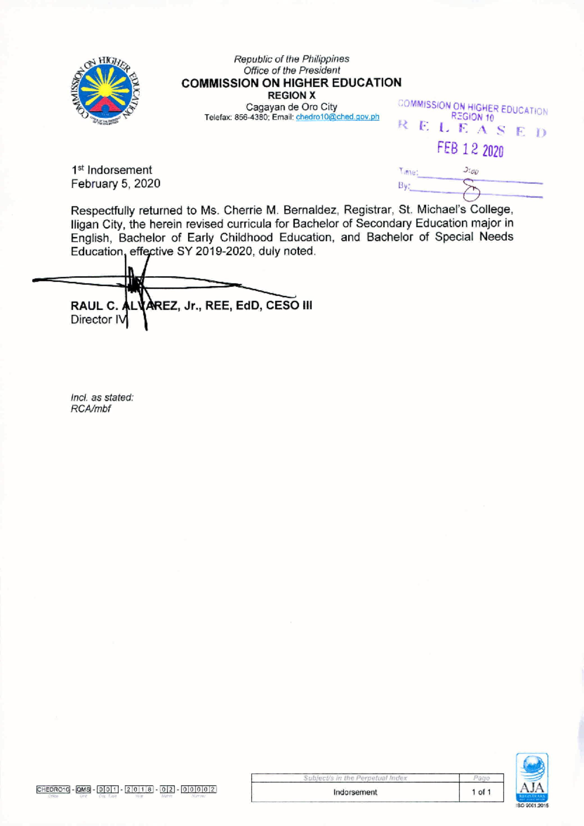 2 14 20 Revised Curricula FOR Bsned BSED English AND Beced Program SY ...