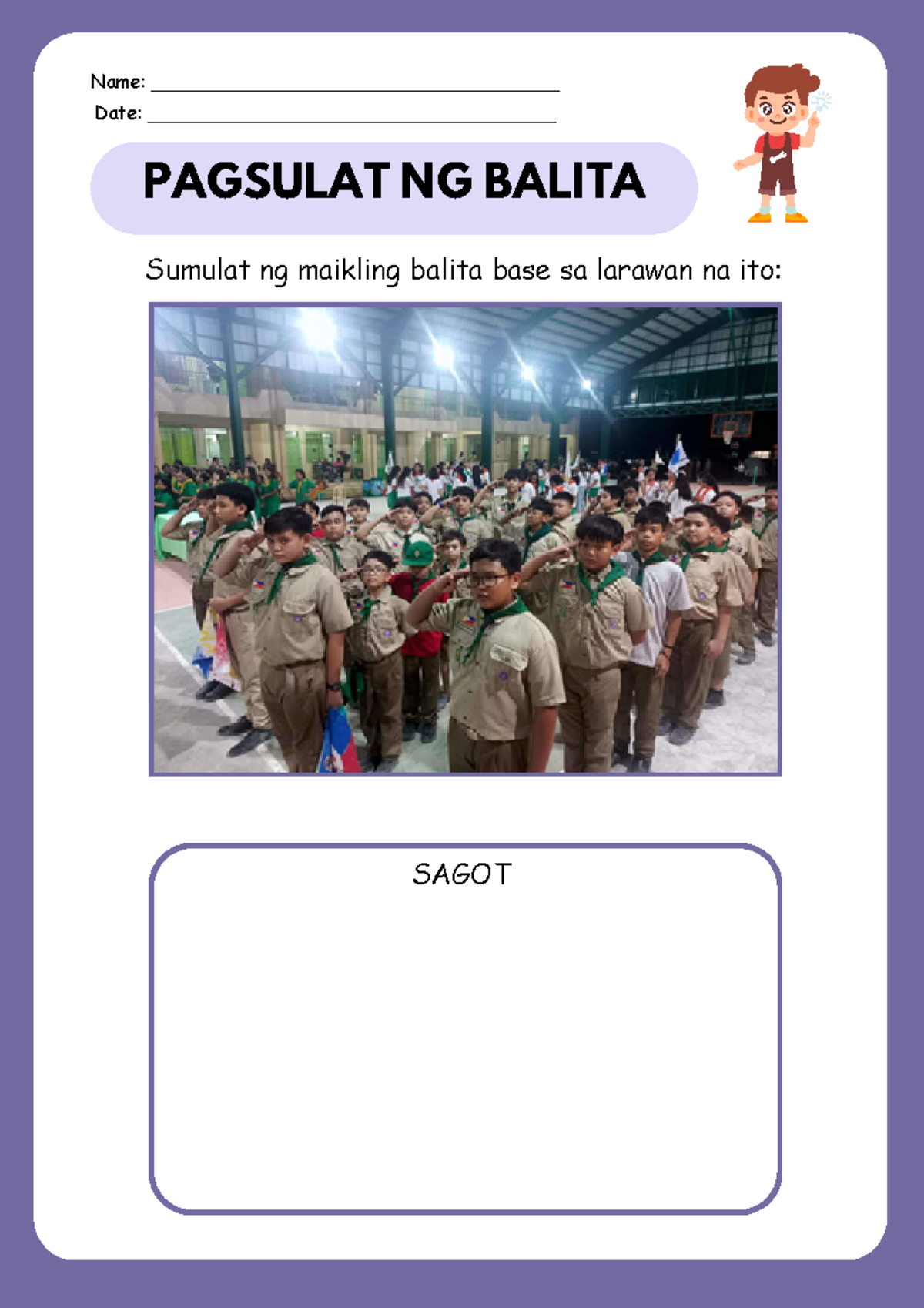 Pagsulat NG Balita Module 5 - BSED Social Studies - Sumulat ng maikling ...